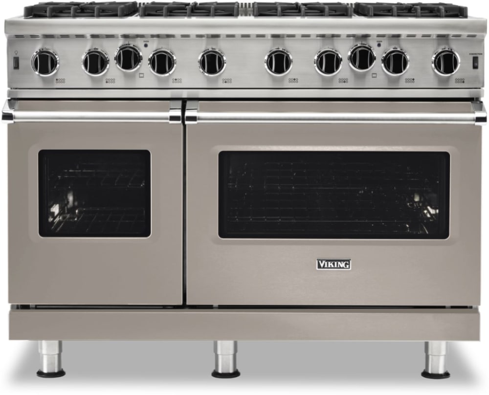 Viking VGIC54828BPG 48 Inch Freestanding Gas Range with 8 Open Burners ...