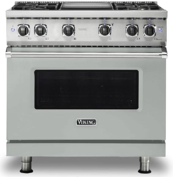 Viking VGR5364GAG 36 Inch Freestanding Professional Gas Range with 4 ...