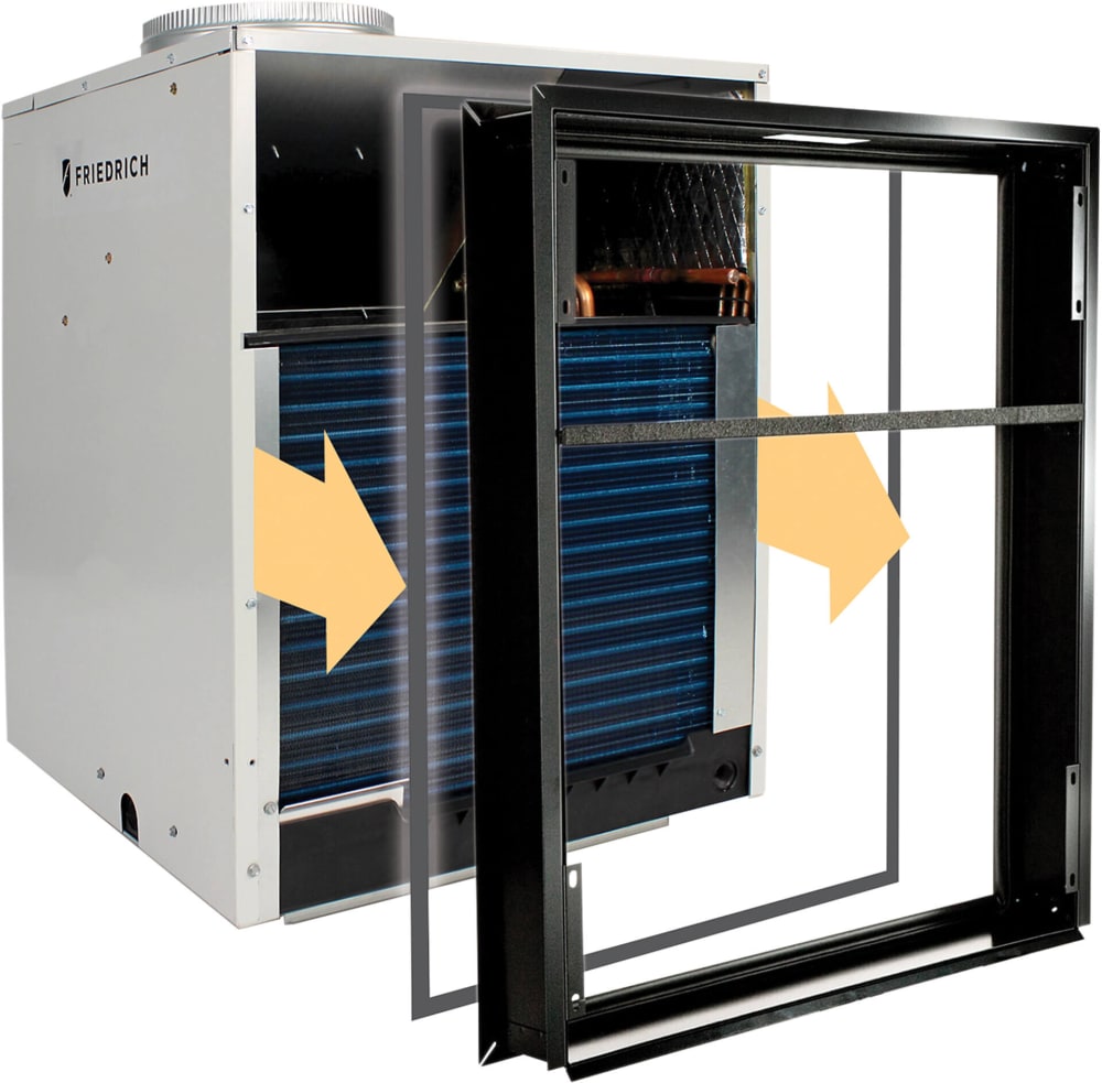 Friedrich VHA12K50RTP 11,500 BTU Vertical Packaged Terminal Air ...