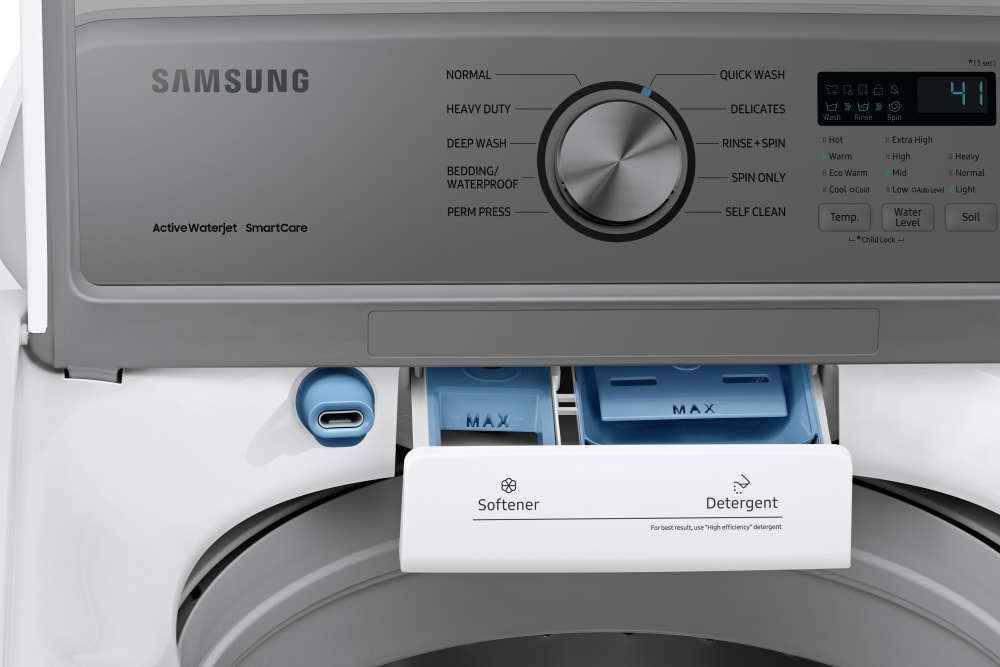 Samsung WA45T3400AW 27 Inch Top Load Washer with 4.5 Cu. Ft. Capacity ...