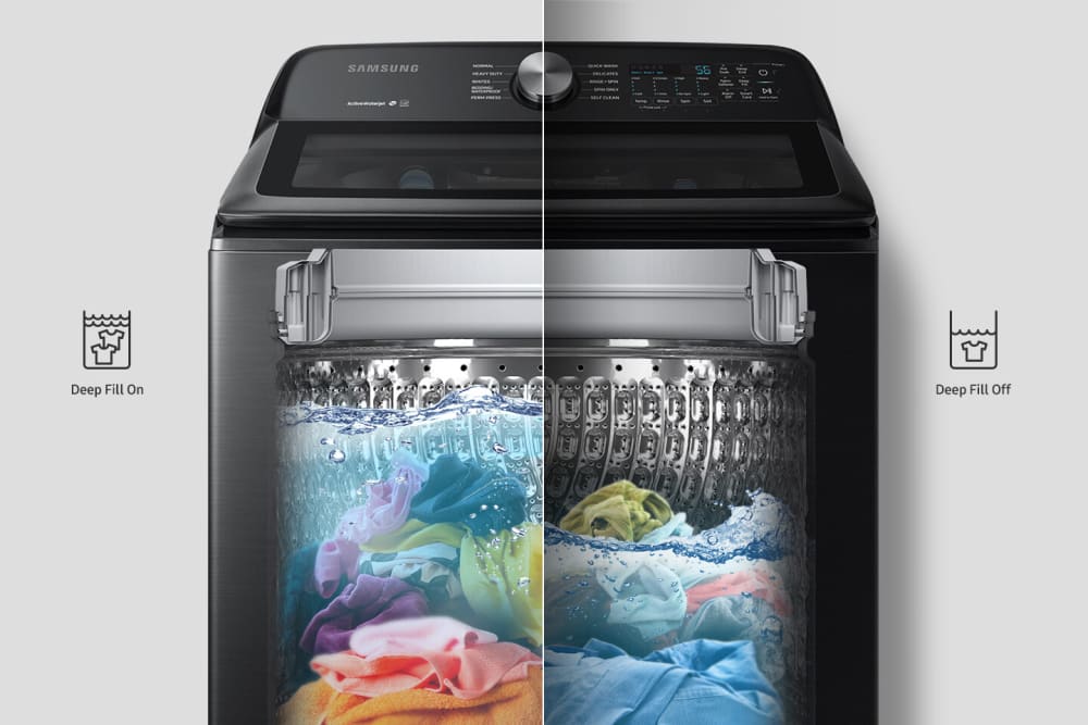 Samsung WA50R5200AV 27 Inch Top Load Washer with 5.0 Cu. Ft. Capacity ...