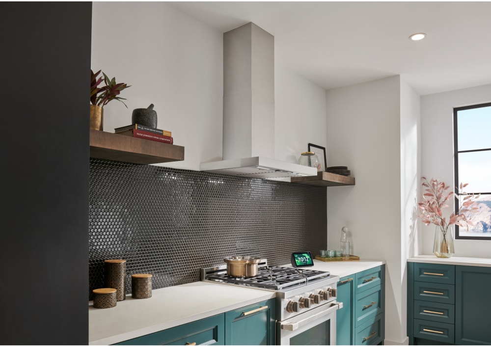 Best WCT1306SS 30 Inch Wall Mount Smart Range Hood with 650 CFM Blower ...