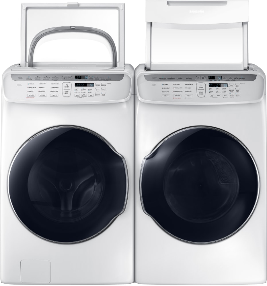 Samsung SAWADREW331 Side-by-Side Washer & Dryer Set with Front Load ...