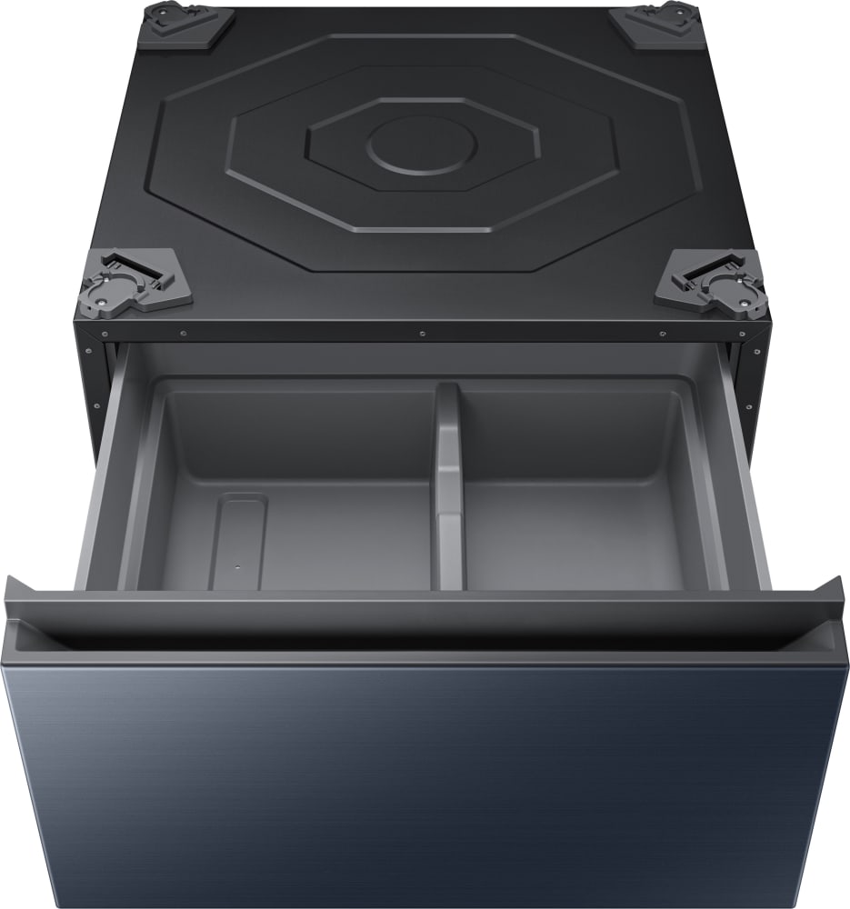 Samsung WE502ND 27 Inch Laundry Pedestal with Storage Drawer: Brushed Navy