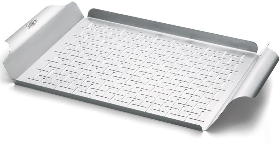 Weber 6435 Stainless Steel Deluxe Grilling Pan