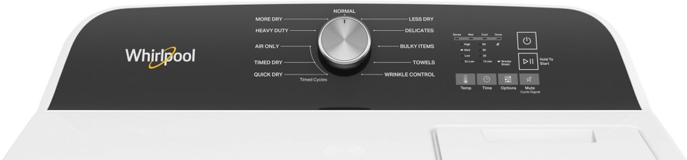 Whirlpool WED500CMW 29 Inch Electric Dryer with 7 cu. ft. Capacity ...