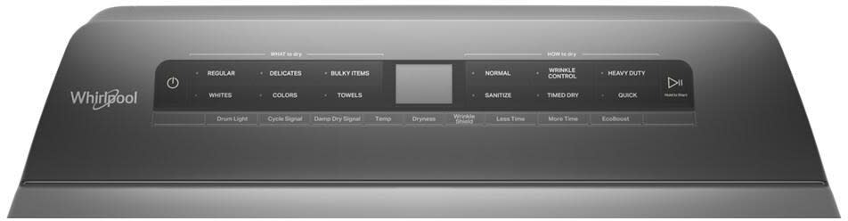 Whirlpool WED5100HC 27 Inch Electric Dryer with 7.4 Cu. Ft. Capacity ...