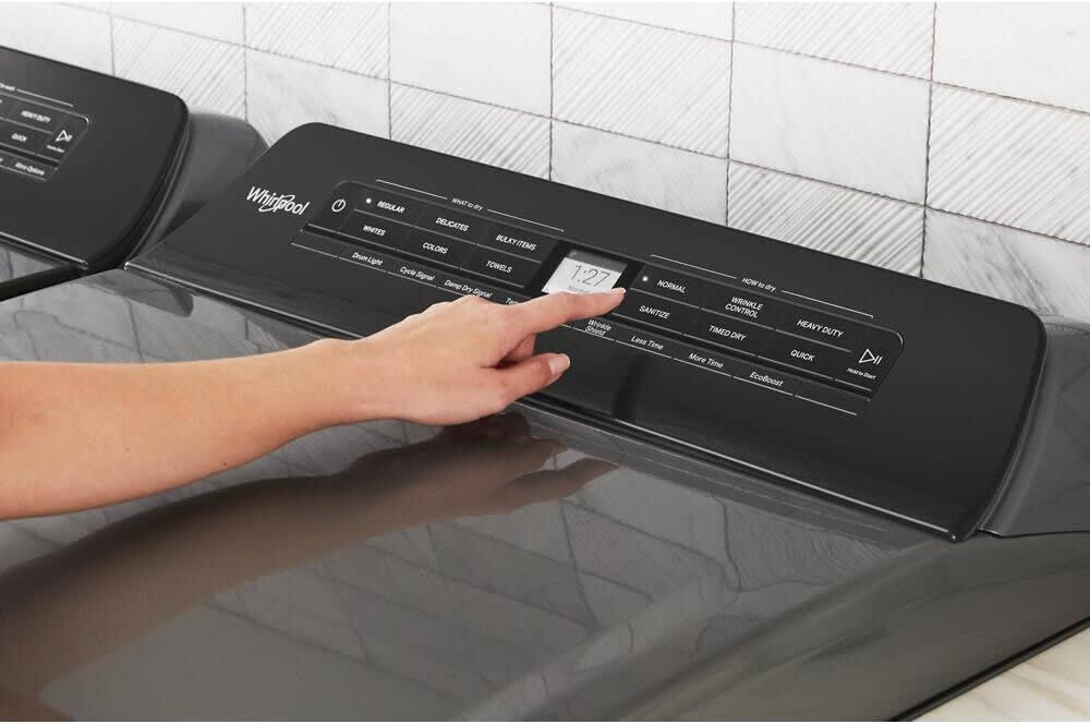 Whirlpool WED5100HC 27 Inch Electric Dryer with 7.4 Cu. Ft. Capacity ...