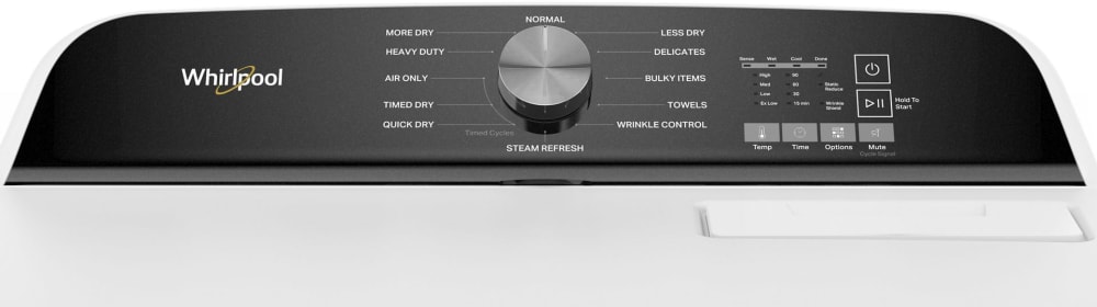 Whirlpool WED6150PW 29 Inch Electric Dryer with 7.0 cu. ft. Capacity ...