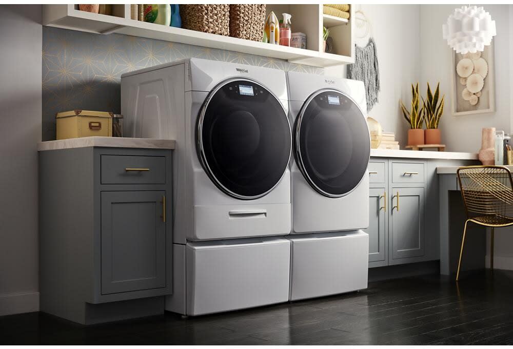 Whirlpool WPWADREW96204 Stacked Washer & Dryer Set with Front Load ...