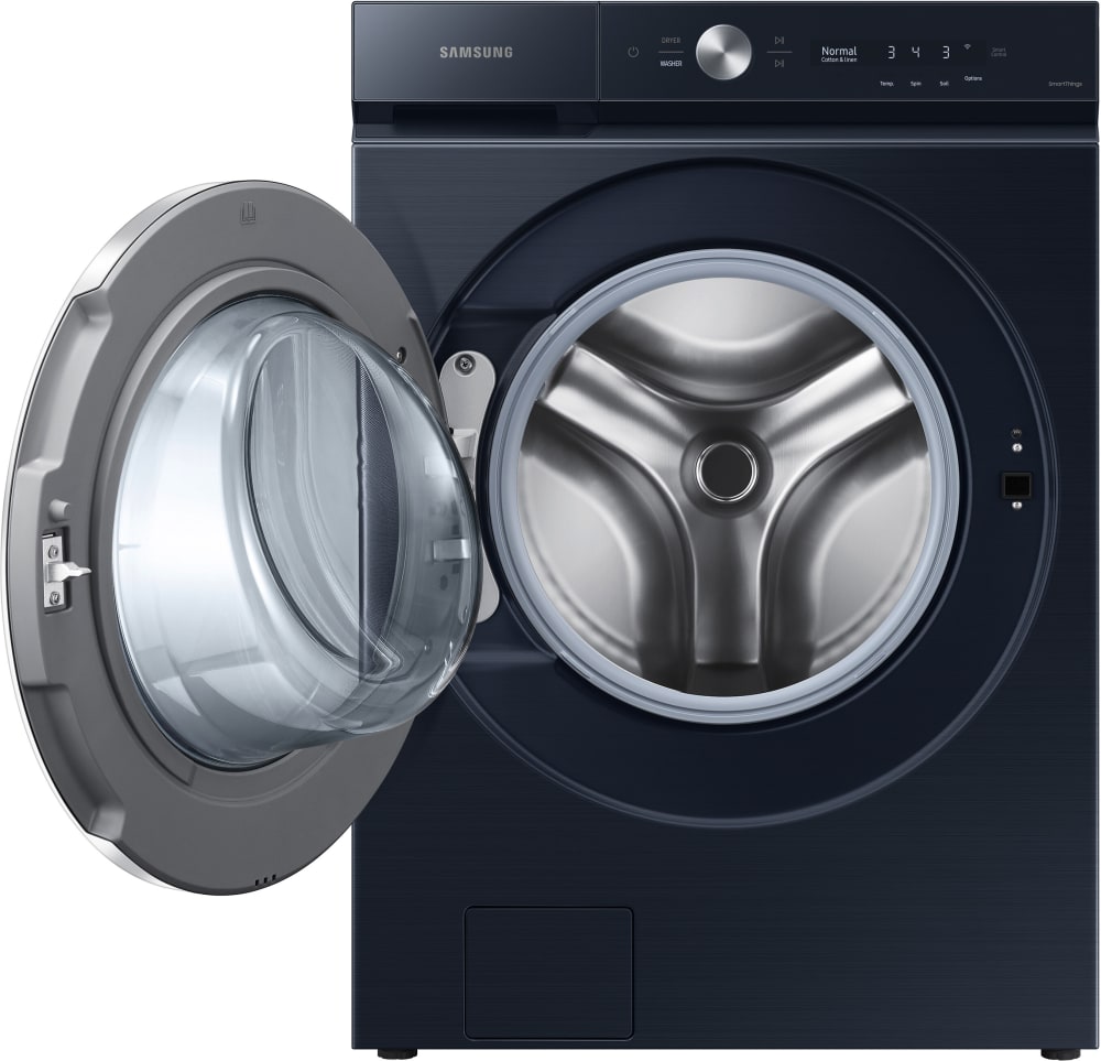Samsung SAWADRED89002 Side-by-Side on Pedestals Washer & Dryer Set with Front Load Washer and ...