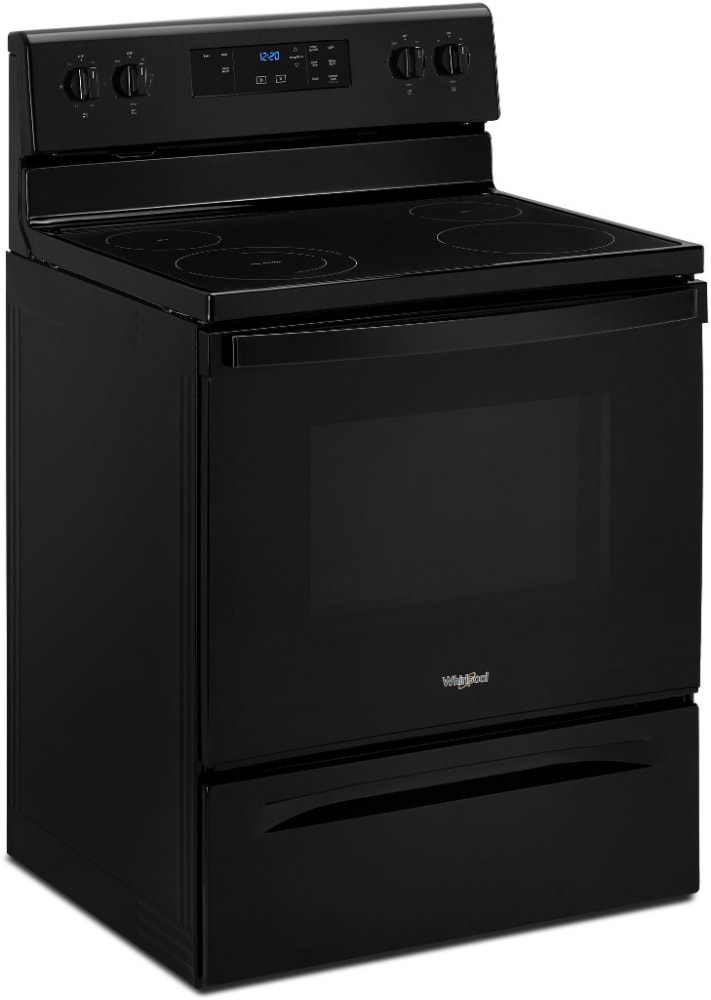 Whirlpool WFE320M0JB 30 Inch Freestanding Electric Range with 4 Radiant ...