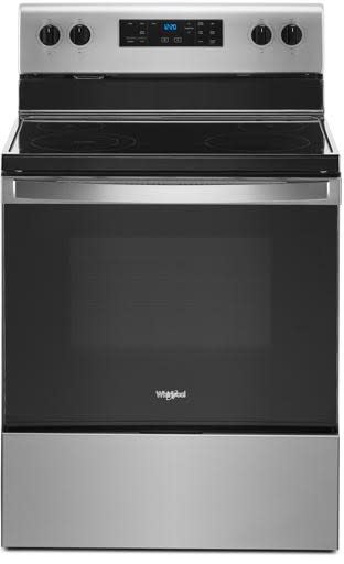 Whirlpool WFE515S0JS 30 Inch Freestanding Electric Range with FlexHeat ...
