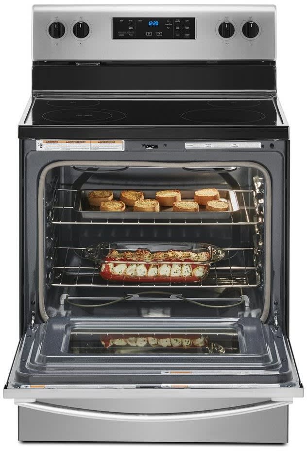 Whirlpool WFE515S0JS 30 Inch Freestanding Electric Range with FlexHeat ...