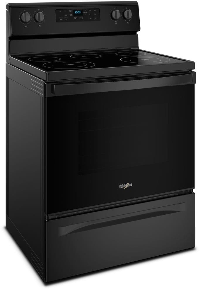 Whirlpool WFE525S0HB 30 Inch Freestanding Electric Range with 5 Element ...