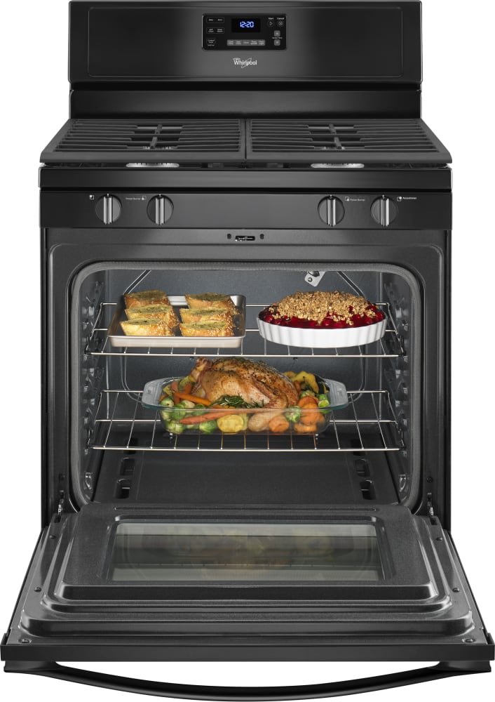 Whirlpool WFG515S0EB 30 Inch Freestanding Gas Range with AccuBake ...