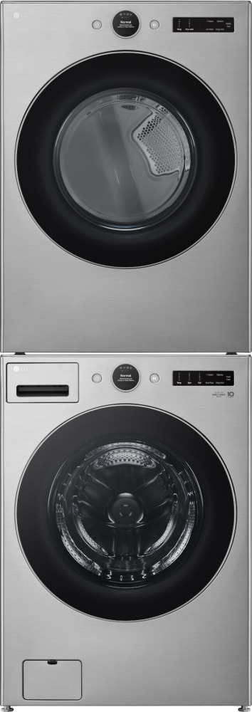 LG LGWADRGV5503 Stacked Washer & Dryer Set with Front Load Washer and ...