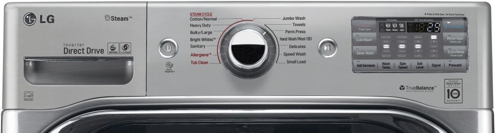 LG LGWADREW81010 Stacked Washer & Dryer Set with Front Load Washer and ...