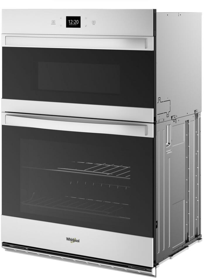 Whirlpool WOEC5030LW 30 Inch Combination Smart Wall Oven with 5.0 cu ...