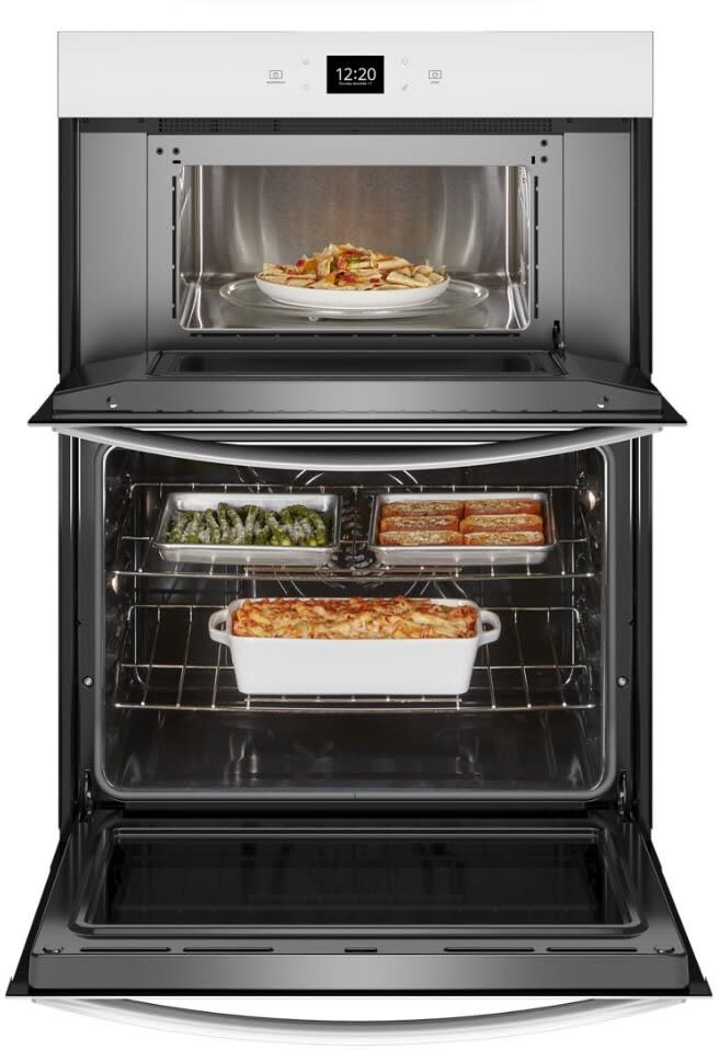 Whirlpool WOEC5030LW 30 Inch Combination Smart Wall Oven with 5.0 cu ...