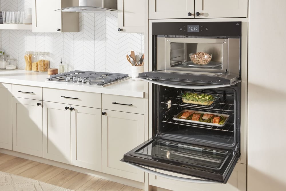 Whirlpool WOEC7030PV 30 Inch Combination Smart Wall Oven with 5.0 cu ...