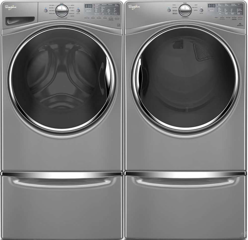 Whirlpool WPWADRGC902 Side-by-Side on Storage Drawer Pedestal Washer ...