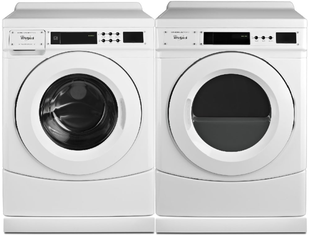 Whirlpool WPWADRGW91602 Side-by-Side on Pedestals Washer & Dryer Set ...