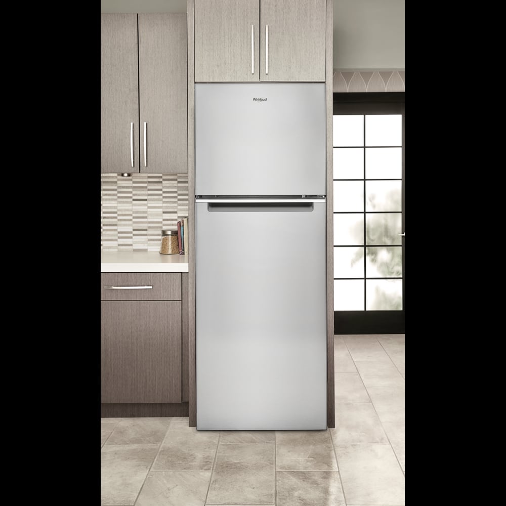 Whirlpool WRT313CZLZ 24 Inch Top Freezer Refrigerator with 12.9 Cu Ft ...