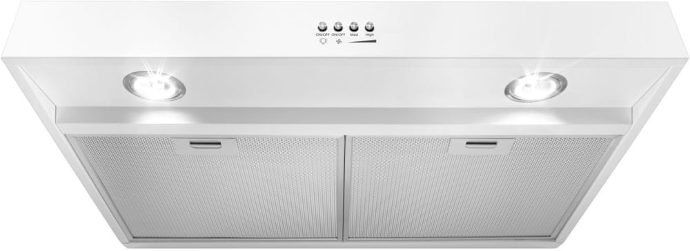 Whirlpool WVU37UC6FW 36 Inch Under Cabinet Range Hood with 3-Speed/250 ...