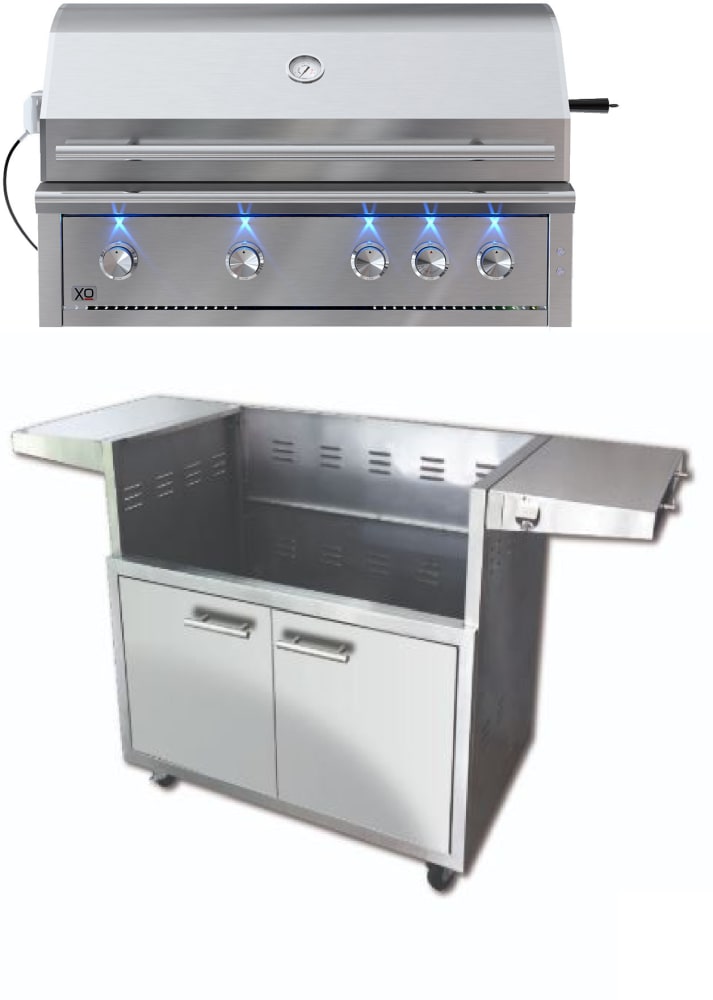 XO XOGRILL016 42 Inch Natural Gas Grill with Cart