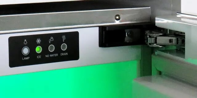 XO XOUIM1585NOP 15 Inch Panel Ready Built-In Undercounter Nugget Ice ...