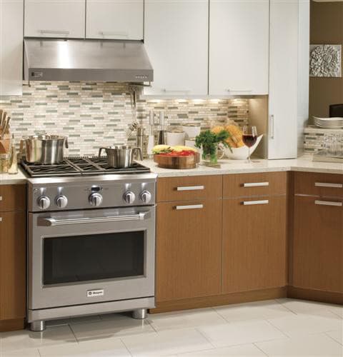 Monogram ZGP304LRSS 30 Inch Freestanding Professional Gas Range with 4 ...