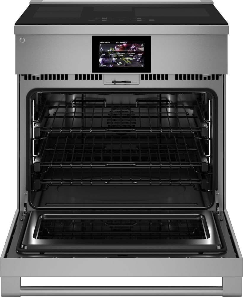 Monogram ZHP304ETVSS 30 Inch Freestanding Professional Induction Smart ...