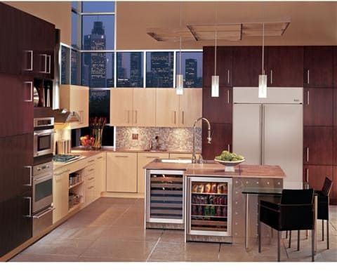 Monogram ZISS420NHSS 42 Inch Built-in Side by Side Refrigerator with 5 ...