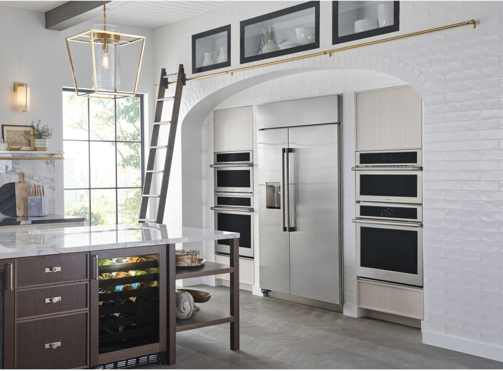 Monogram ZISS480DNSS 48 Inch Counter Depth Built-In Side by Side Smart ...