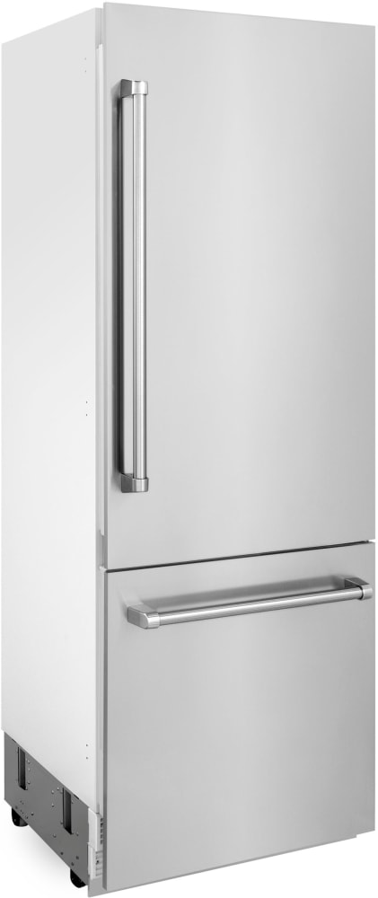 ZLINE RBIV30430 30 Inch Built-In Bottom Freezer Refrigerator with 16.1 ...