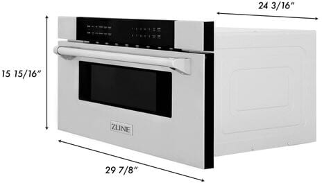 ZLINE MWD30 30 Inch Built-In Microwave Drawer with 1.2 Cu. Ft. Capacity ...