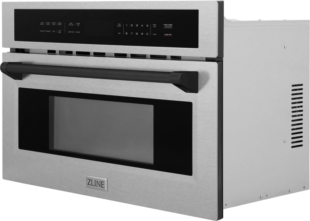 ZLINE MWOZ30SSMB 30 Inch Convection Microwave Oven with 1.6 cu.ft ...