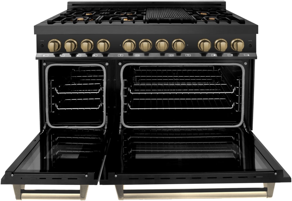 ZLINE RABZ48CB 48 Inch Autograph Edition Dual Fuel Range with 7 Italian ...