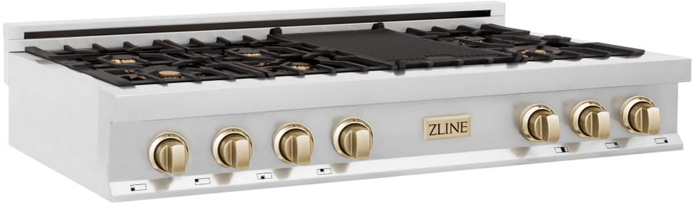 ZLINE RTZ48G 48 Inch Autograph Edition Gas Rangetop with 7 Italian ...