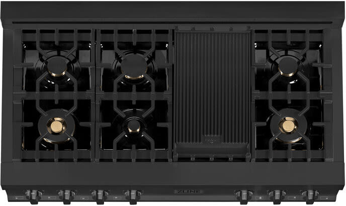 ZLINE RTBBR48 48 Inch Gas Rangetop with 7 Italian Sealed Burners ...