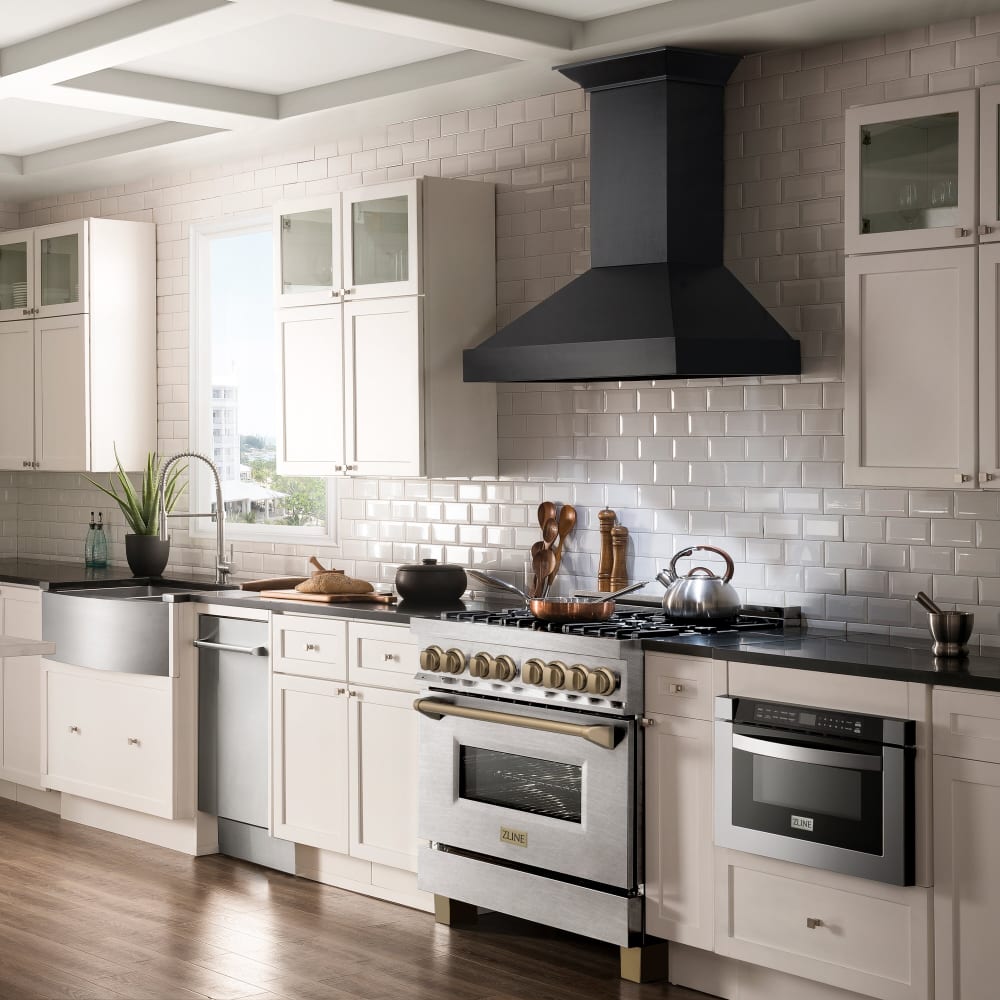 ZLINE RASZSN36CB 36 Inch Autograph Edition Dual Fuel Range with 6 ...