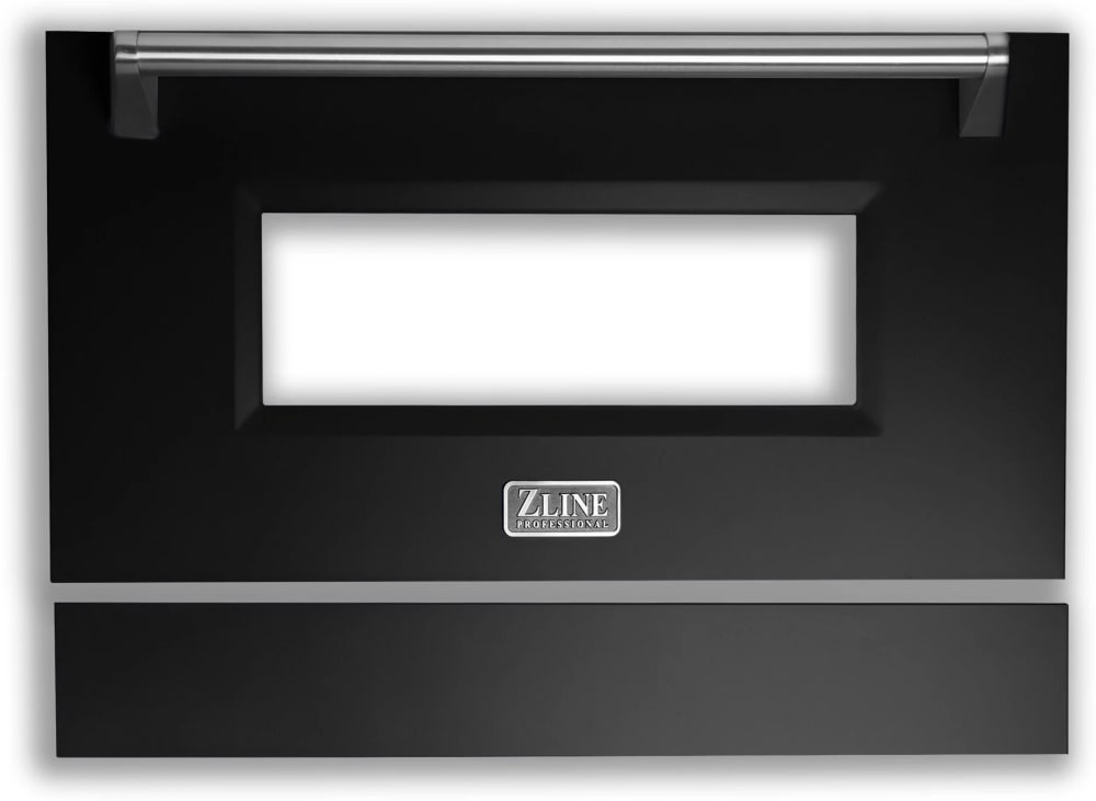 ZLINE RADRBLM30 30 Inch Stainless Steel Range Door: Black Matte
