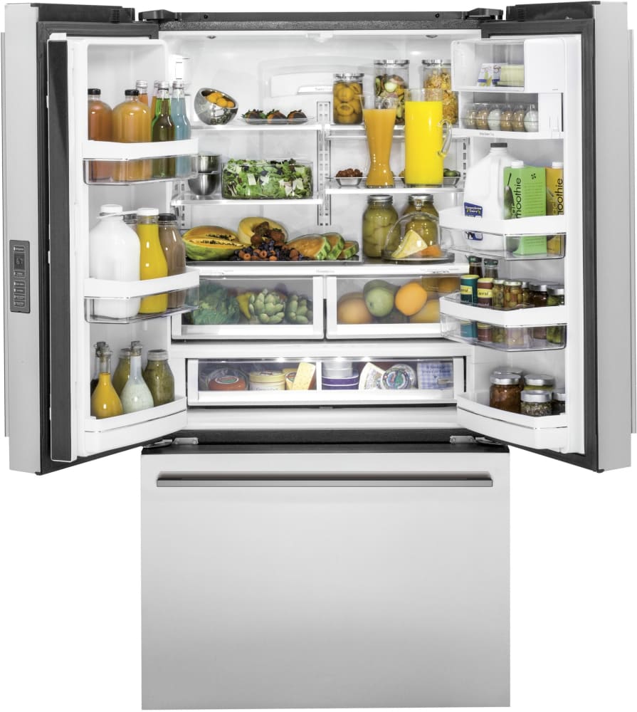 Monogram ZWE23ESNSS 36 Inch Freestanding Counter-Depth French Door ...