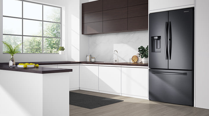 Samsung RF28R6301SG 36 Inch 3-Door French Door Refrigerator with 28 cu ...