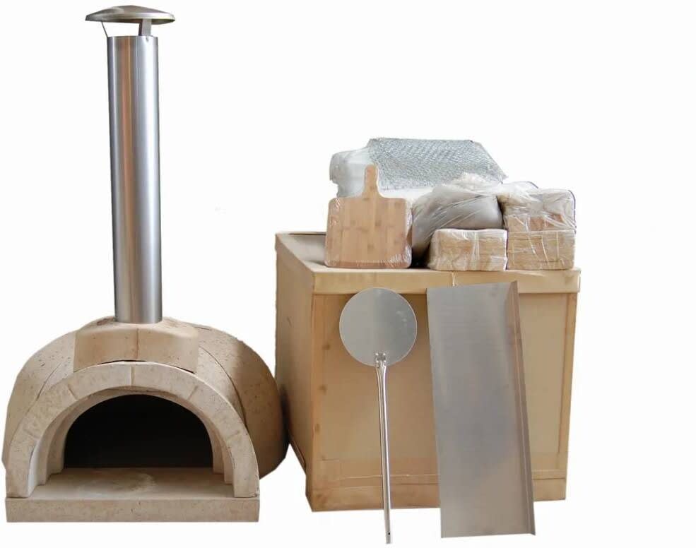 WPPO WDIYAD100 51 Inch DIY Wood Fired Pizza Oven with Castable ...
