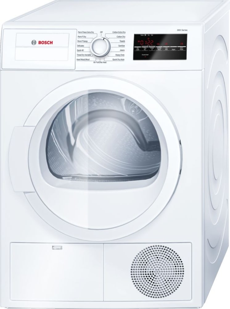 Bosch BOWADREW1 Side-by-Side Washer & Dryer Set with Front Load Washer ...