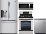 LG LFX25973ST 36 Inch French Door Refrigerator with Linear Compressor ...