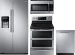 Samsung RS25J500DSR 36 Inch Side-by-Side Refrigerator with Filtered Ice ...