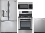LG LFXC24726S 36 Inch Counter Depth French Door Refrigerator with Slim ...